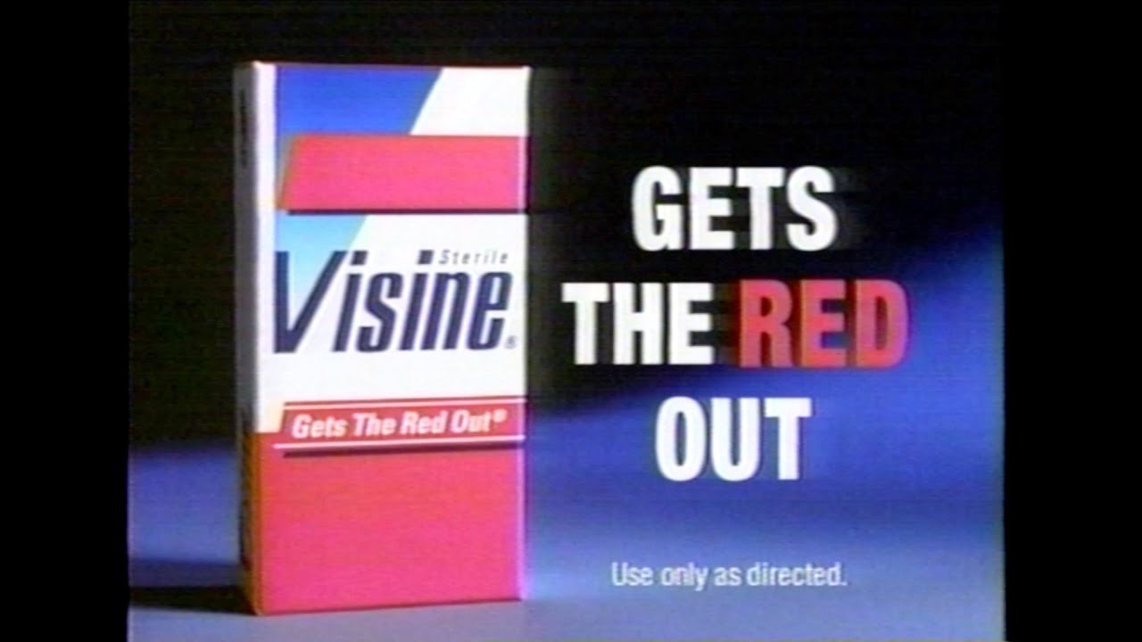 Visine Eye Drops Commercial [:15] (1997) - YouTube