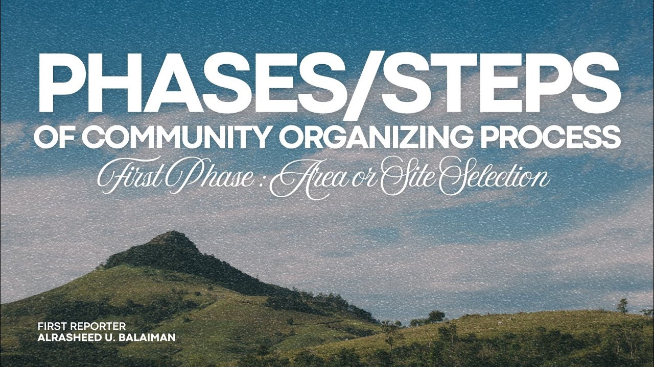 𝗣𝗔𝗥𝗧 𝟭 | 𝗦𝗪𝗣𝗖 𝗣𝗛𝗔𝗦𝗘𝗦/𝗦𝗧𝗘𝗣𝗦 𝗜𝗡 𝗖𝗢𝗠𝗠𝗨𝗡𝗜𝗧𝗬 𝗢𝗥𝗚𝗔𝗡𝗜𝗭𝗜𝗡𝗚 𝗣𝗥𝗢𝗖𝗘𝗦𝗦 - YouTube