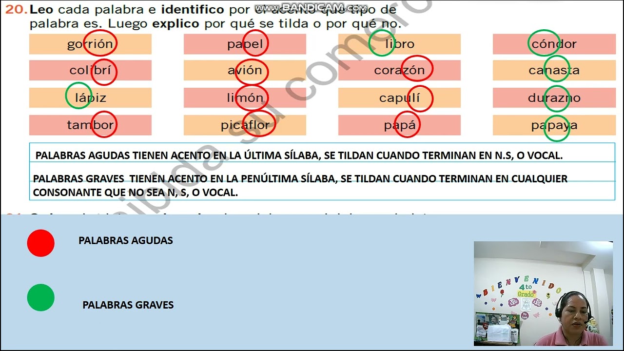 Hojas De Trabajo De Trabajo De Palabras De Cuarto Grado Palabras