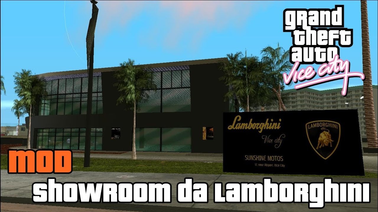 GTA VC - Mod Showroom da Lamborghini - YouTube