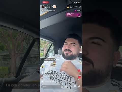 CanBeQuit 12 Temmuz 2025 Tiktok Canlı Yayını - Arabası Camaro Ss’i Gösterdi