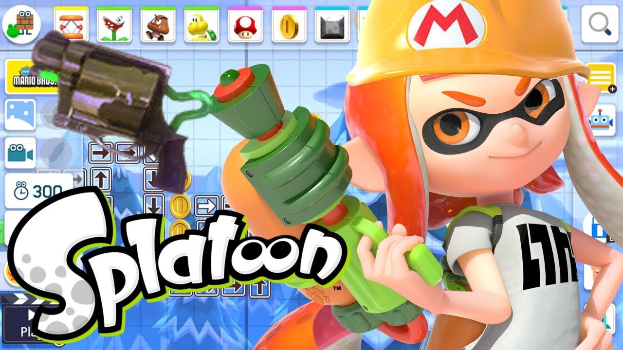 Unused Splatoon Content Found In Mario Maker - YouTube