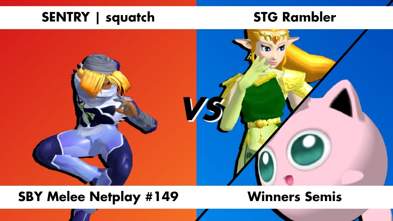 SBY Melee Netplay 149 - Winners Semis - SENTRY squatch (Sheik) v STG ...