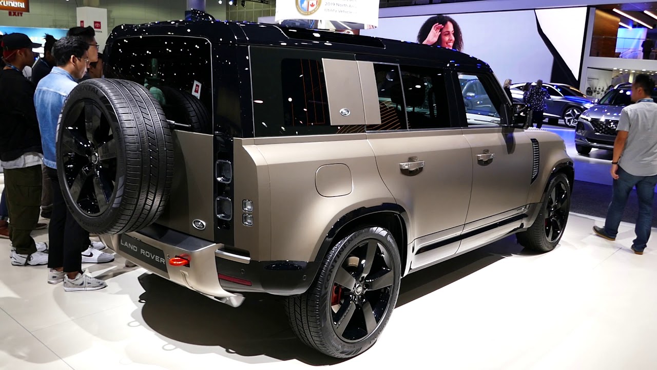 New 2020 Land Rover Defender 110 Exterior Tour Walk Around - 2019 LA ...