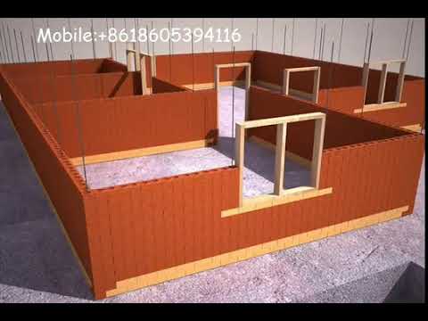 Interlocking Bricks Houses construction building with low cost - YouTube