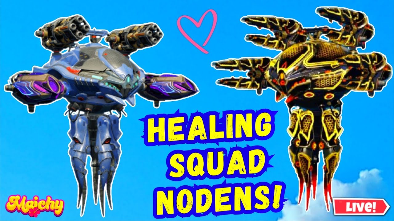🔴 Healing Queen Nodens + Ultimate King Nodens! 🥰 War Robots Gameplay ...