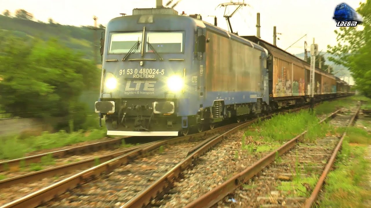 Tren de Marfă LTE Cargo Train & LEMA 480 024-5 "Henri Marie Coandă" in ...