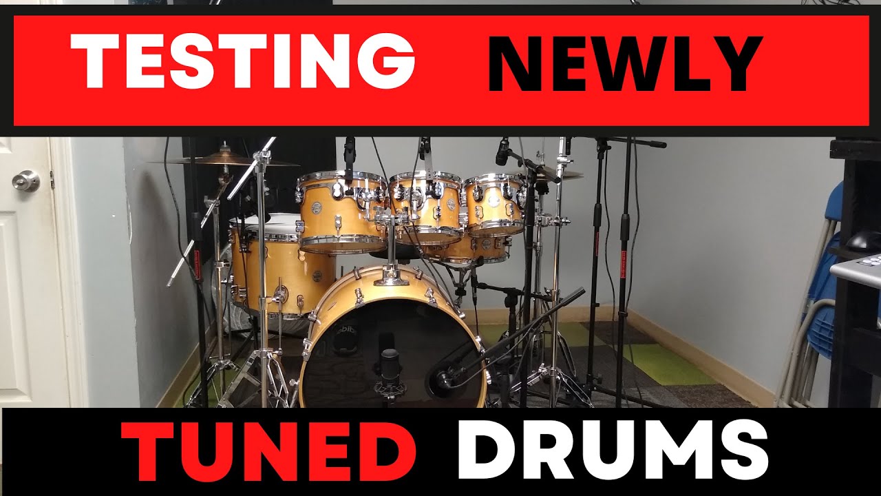TESTING MY DRUMS AFTER TUNING. THIS IS HOW IT TURNED OUT. - YouTube