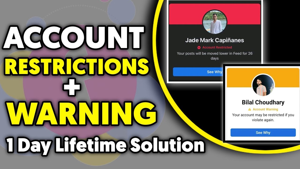 How To Remove Restricted From Facebook Account How To Remove Account How To Remove Restricted From Facebook Account How To Remove Account