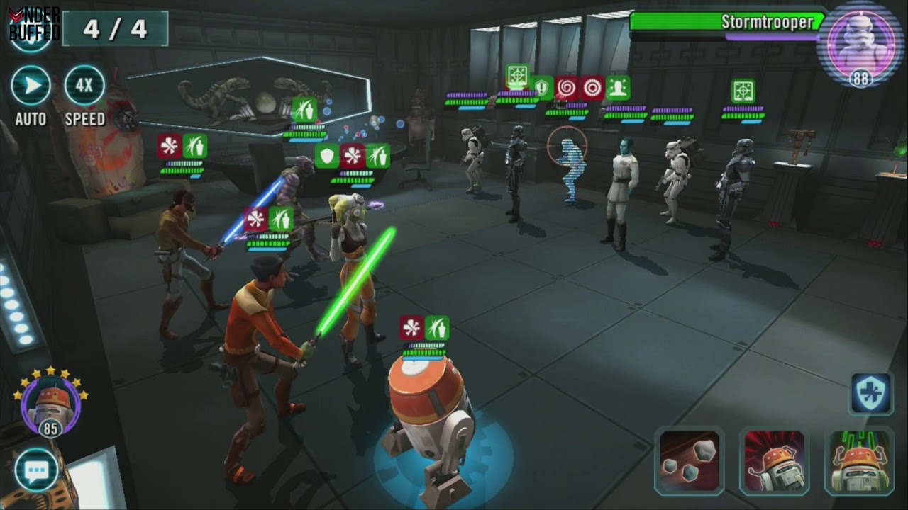 [SWGOH] Grand Admiral Thrawn 7 Star Battle Guide - YouTube