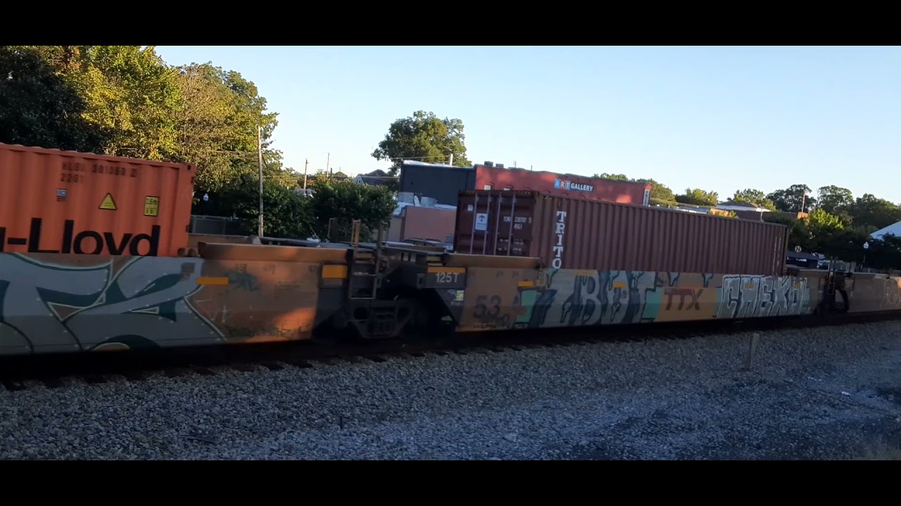 NS 238 with NS 8151 ES44AC NS 8099 Southern Heritage Unit ES44AC - YouTube