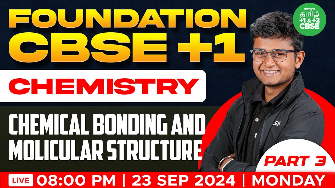 FOUNDATION: Chemical Bonding and Molecular Structure (Part- 3) | Anish ...