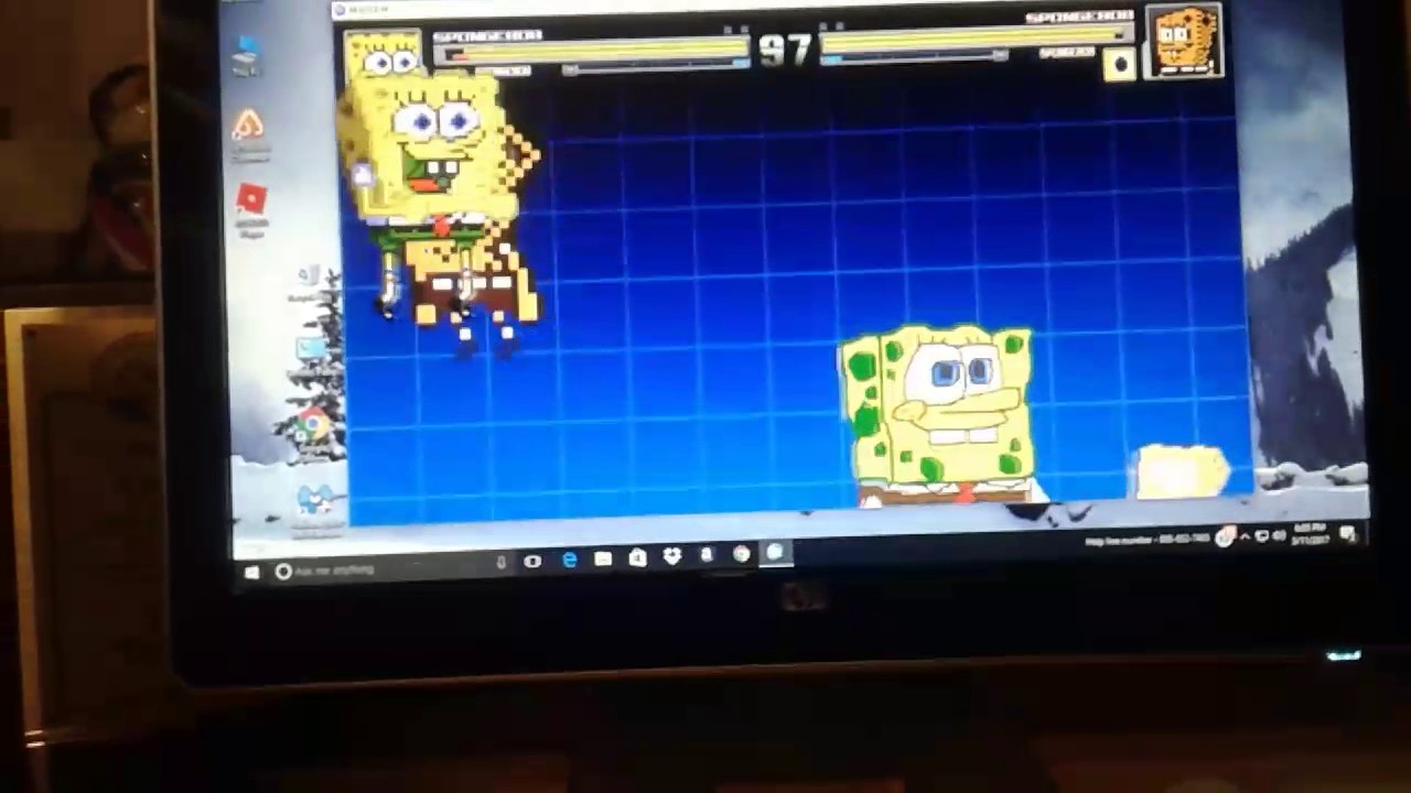 Spongebob MUGEN Battle 2v2 - YouTube