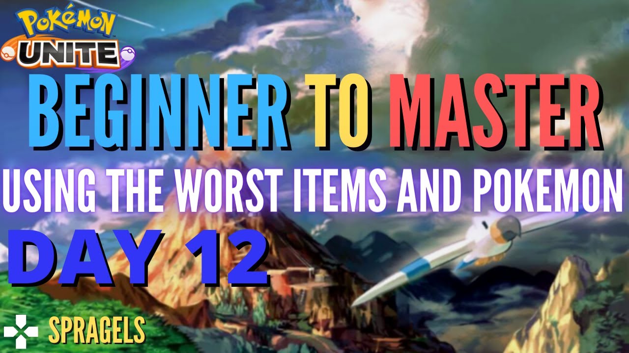 BEGINNER TO MASTER CHALLENGE! *Using The Worst Pokemon & Held Items ...
