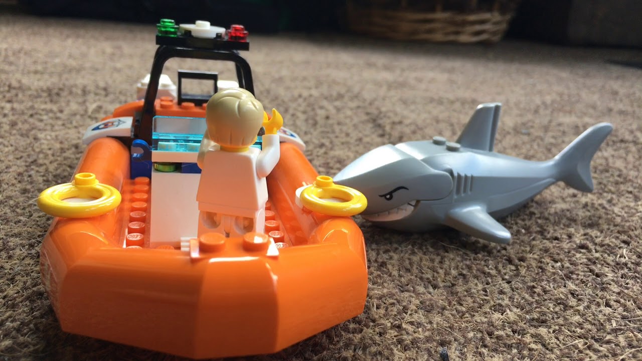 lego shark attack - YouTube