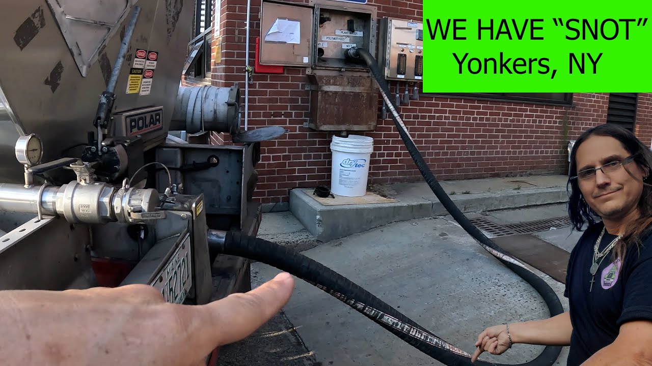 Yonkers, NY polymer aka "SNOT" load. Life of an otr tanker yanker. I ...