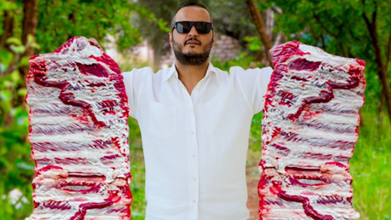 GIANT BEEF RIBS I BBQ Beef Rib Perfection ! You Will Enjoy Watching ...