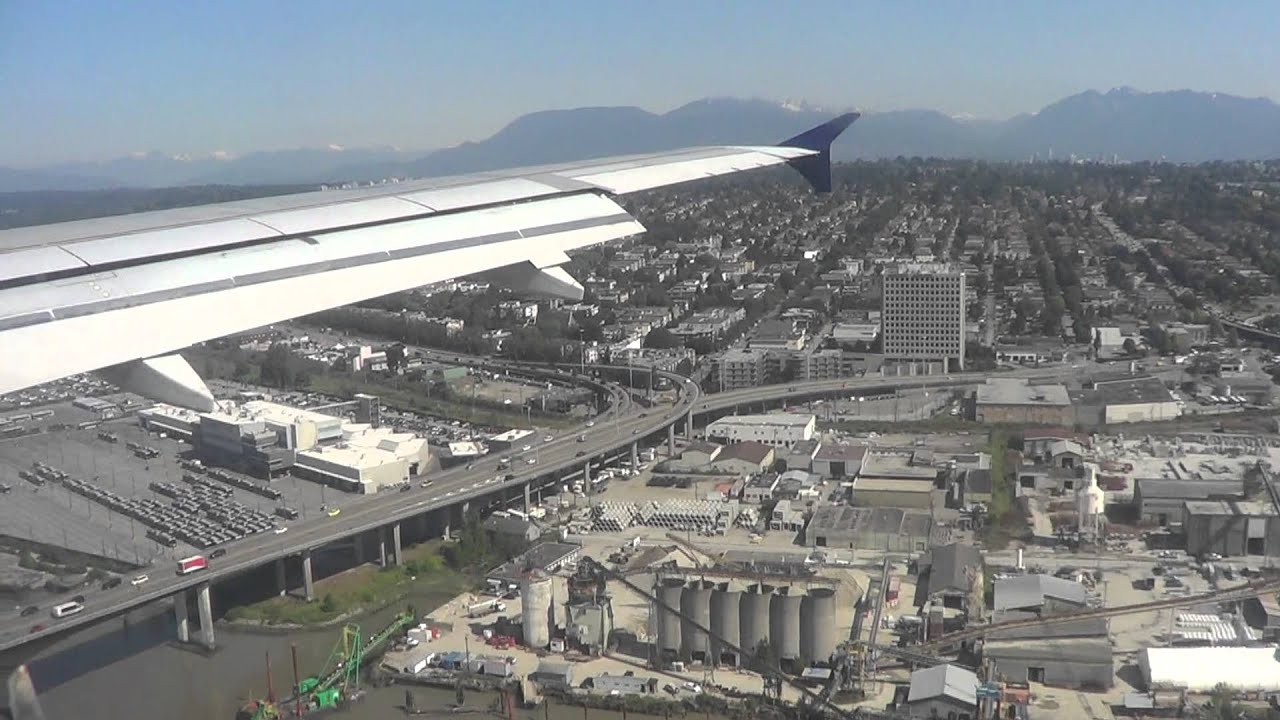 Delta Airlines A320 (N312US) Landing: MSP-YVR [Seat 24F] - YouTube
