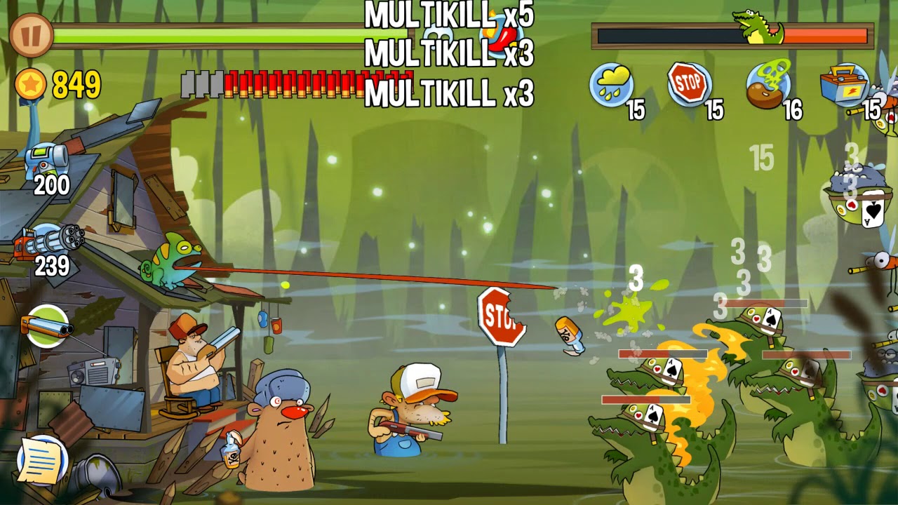 Swamp Attack - Hard Mode. Episode 5. Level 3 Gameplay Android ...