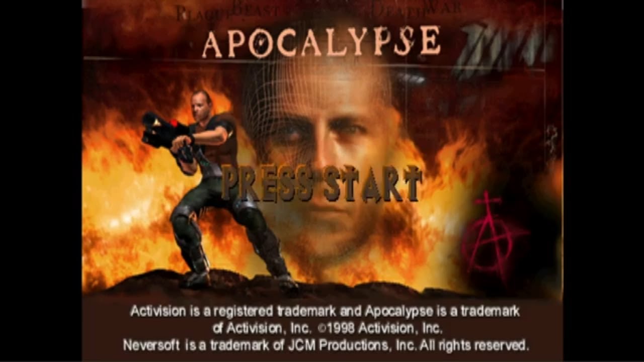 Apocalypse - Sony PlayStation - Intro & Title Screen - YouTube