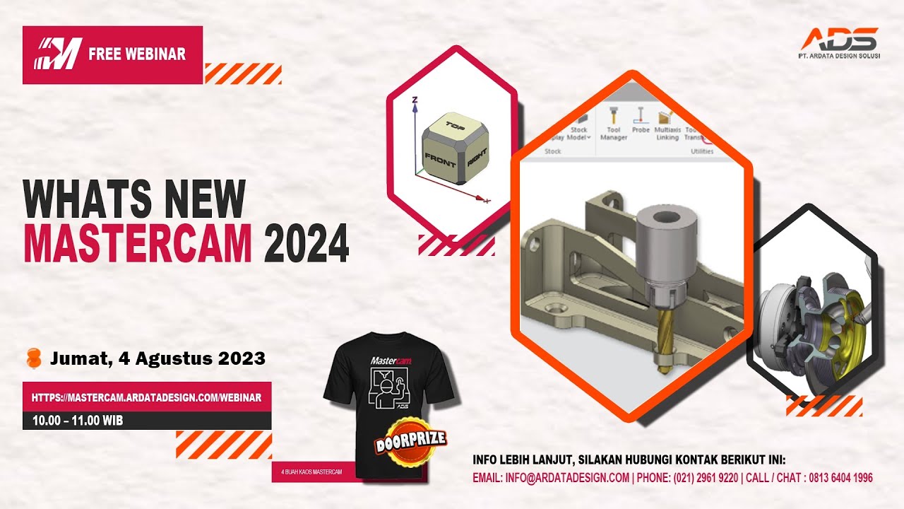 Mastercam Indonesia - Webinar Whats New Mastercam 2024 - YouTube