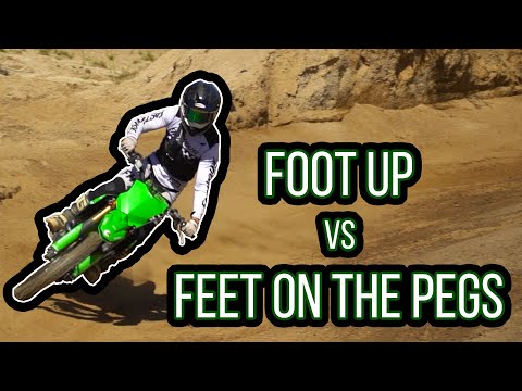 Feet On The Pegs Vs Foot Out | Heart Rate & Lap Time Comparison