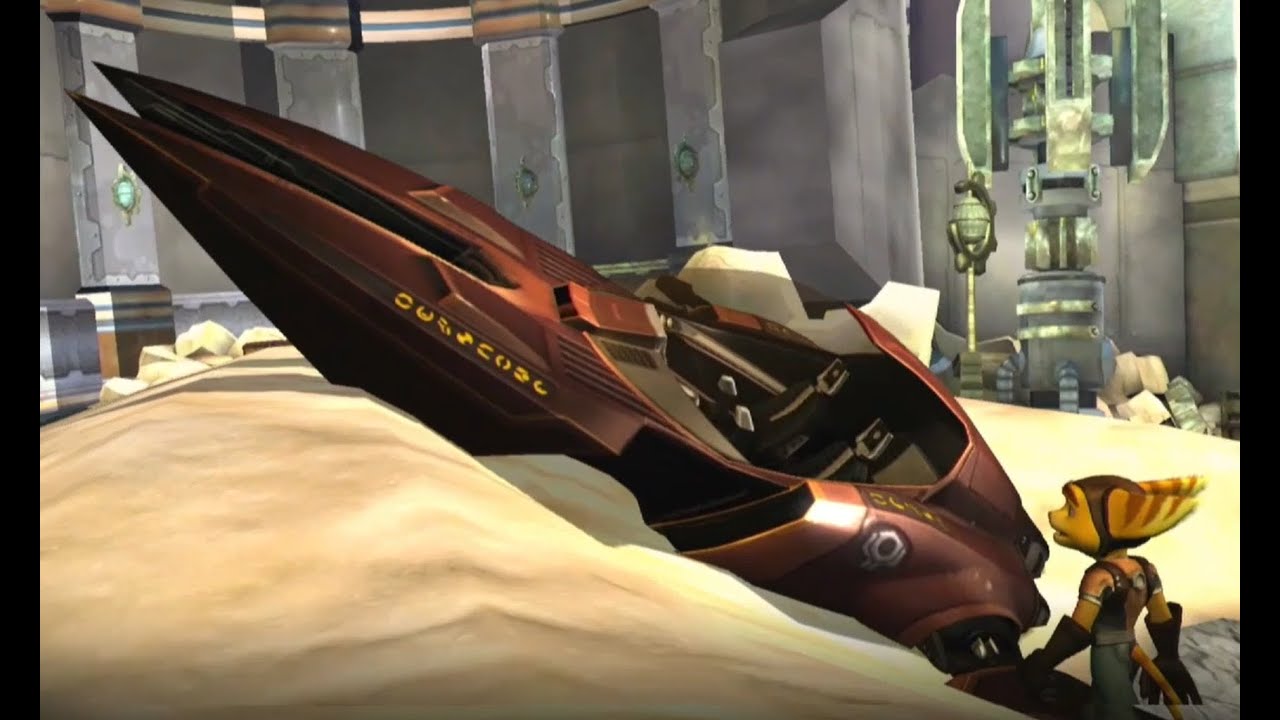 Ratchet and Clank Tools of Destruction HD cutscenes A Very old Ship ...