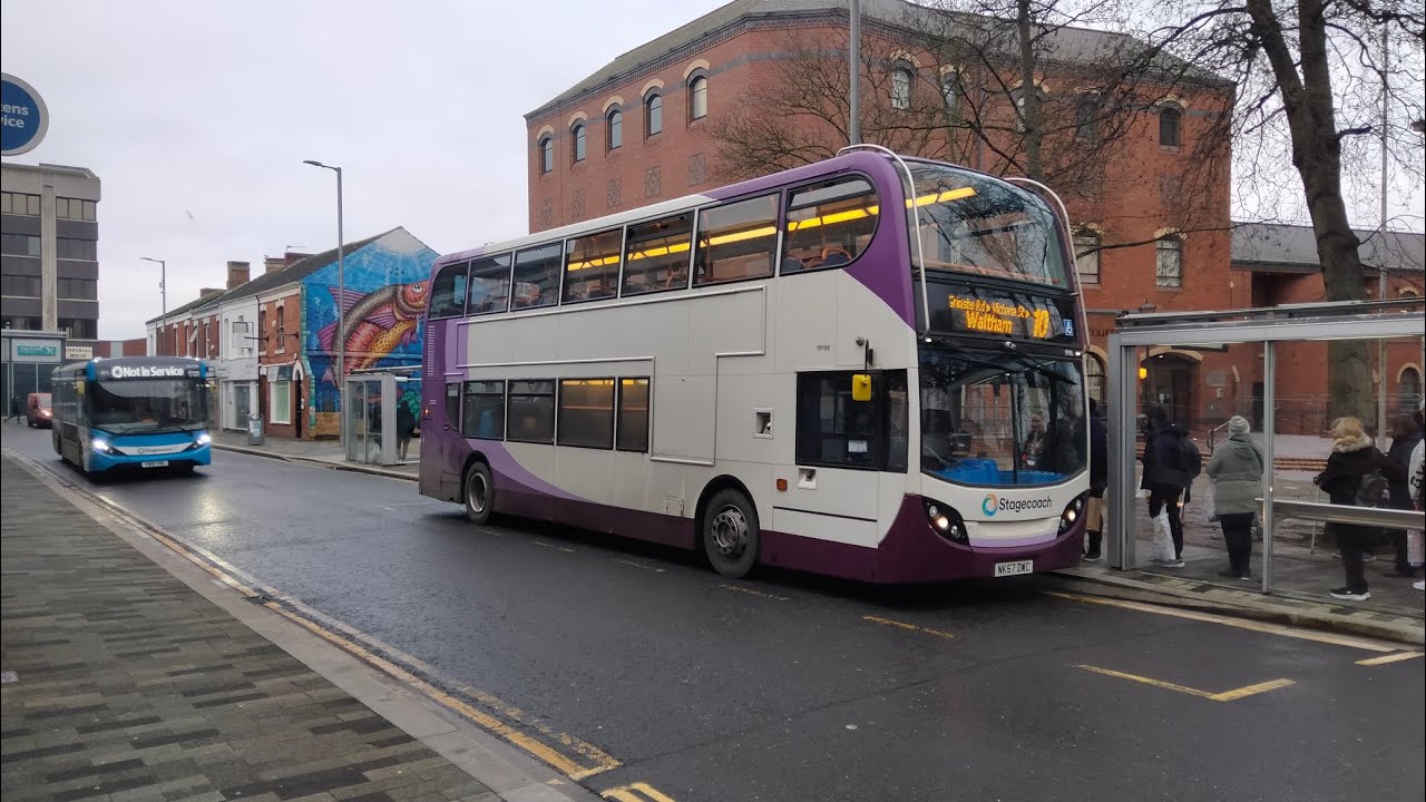 Grimsby buses, 19198 enters service!! Stagecoach East Midlands, January ...