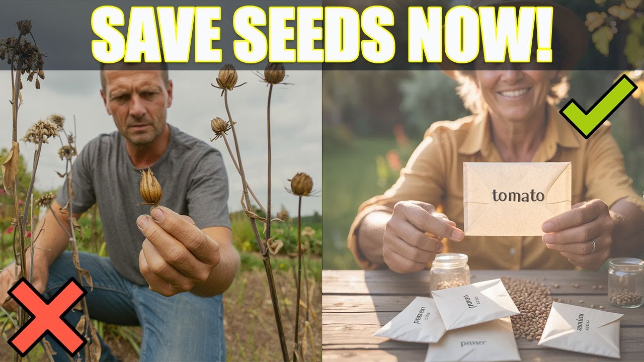 How to Save Seeds from Your Garden 🌿 | The Easiest Way to Start Seed ...