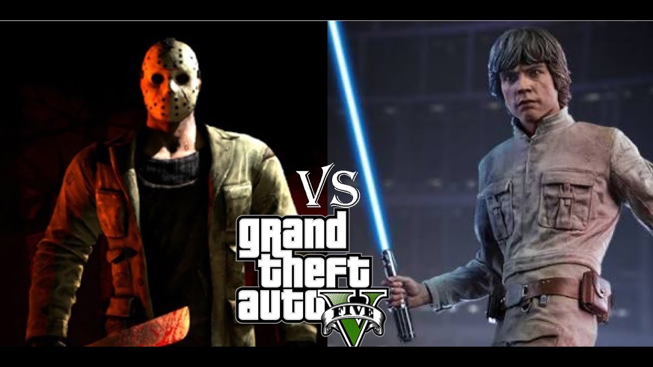Luke Skywalker VS Jason Voorhees การต่อสู้ครั้งสุดท้าย | GTA 5 - YouTube