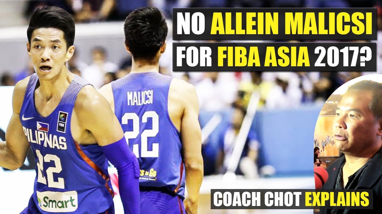 The REAL REASON Why Allein Malicsi is OUT | FIBA Asia Cup 2017 ᴴᴰ - YouTube