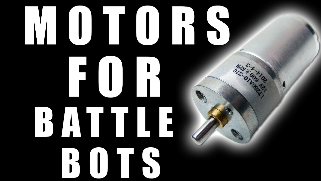 Introduction to Battle Bot Motor Selection in Sinhala - YouTube