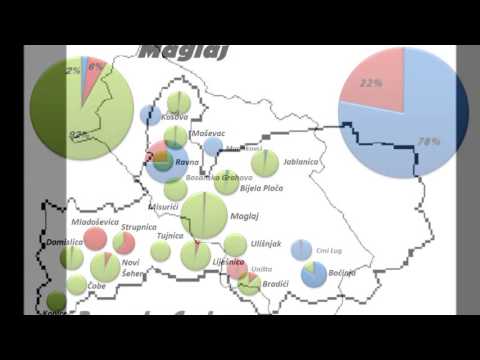 Etnicka mapa Glamoc Bosansko Grahovo Maglaj - YouTube
