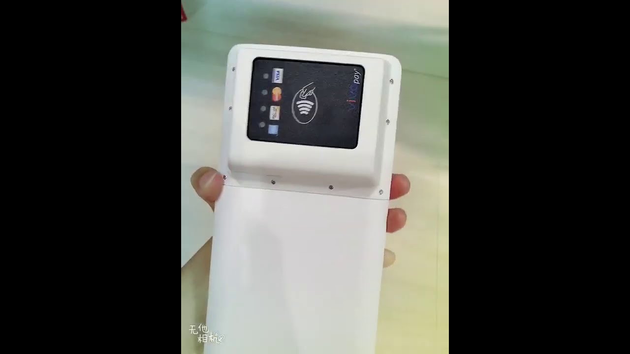 White Android Smart POS Terminal ID Tech Card Reader - YouTube