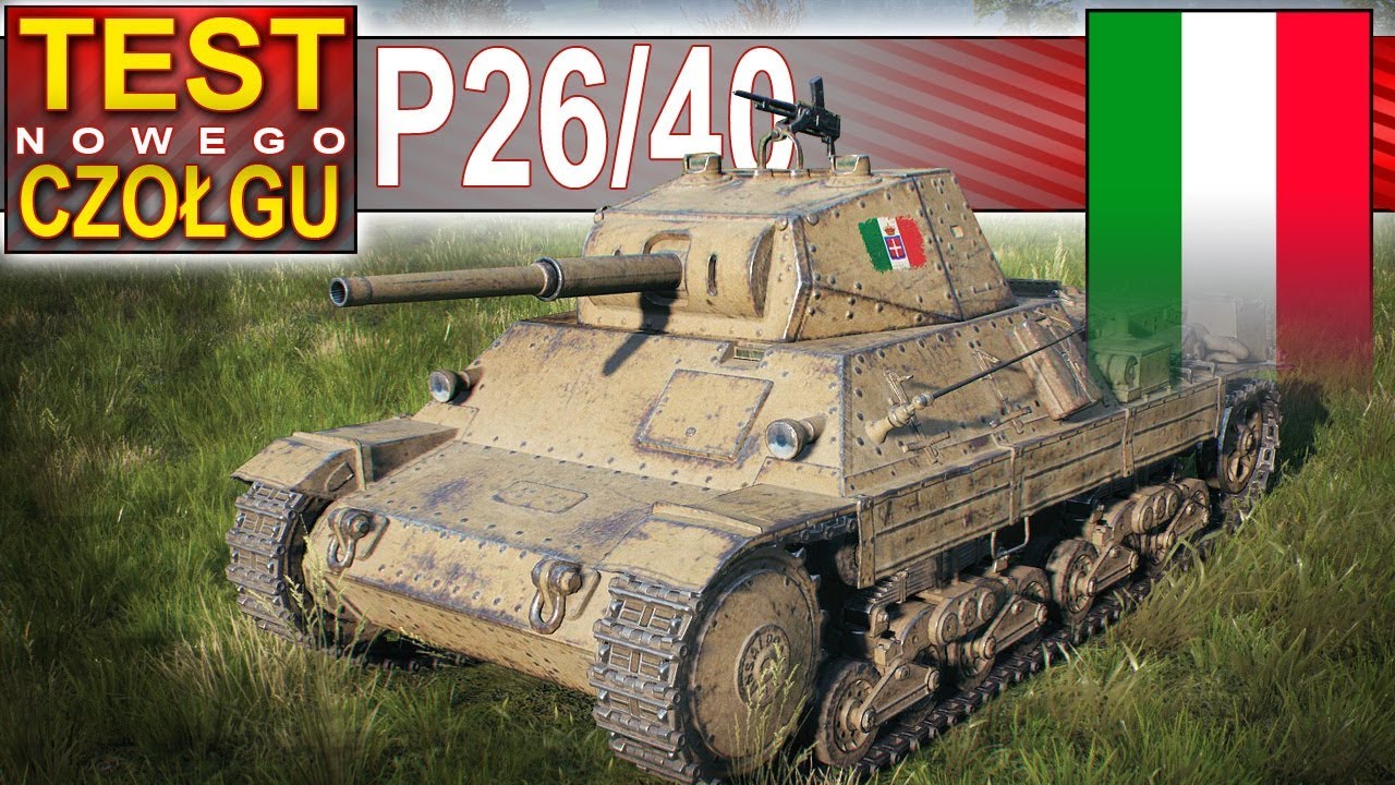 P26/40 -pierwsze dwie bitwy - jak mi pójdzie? World of Tanks - YouTube