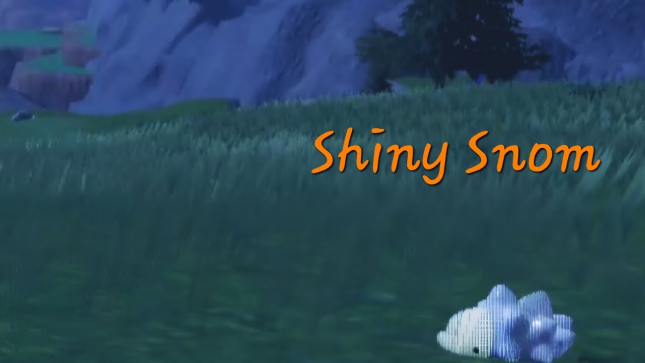 Pokemon scarlet and violet shiny Snom. Don't stand on him - YouTube