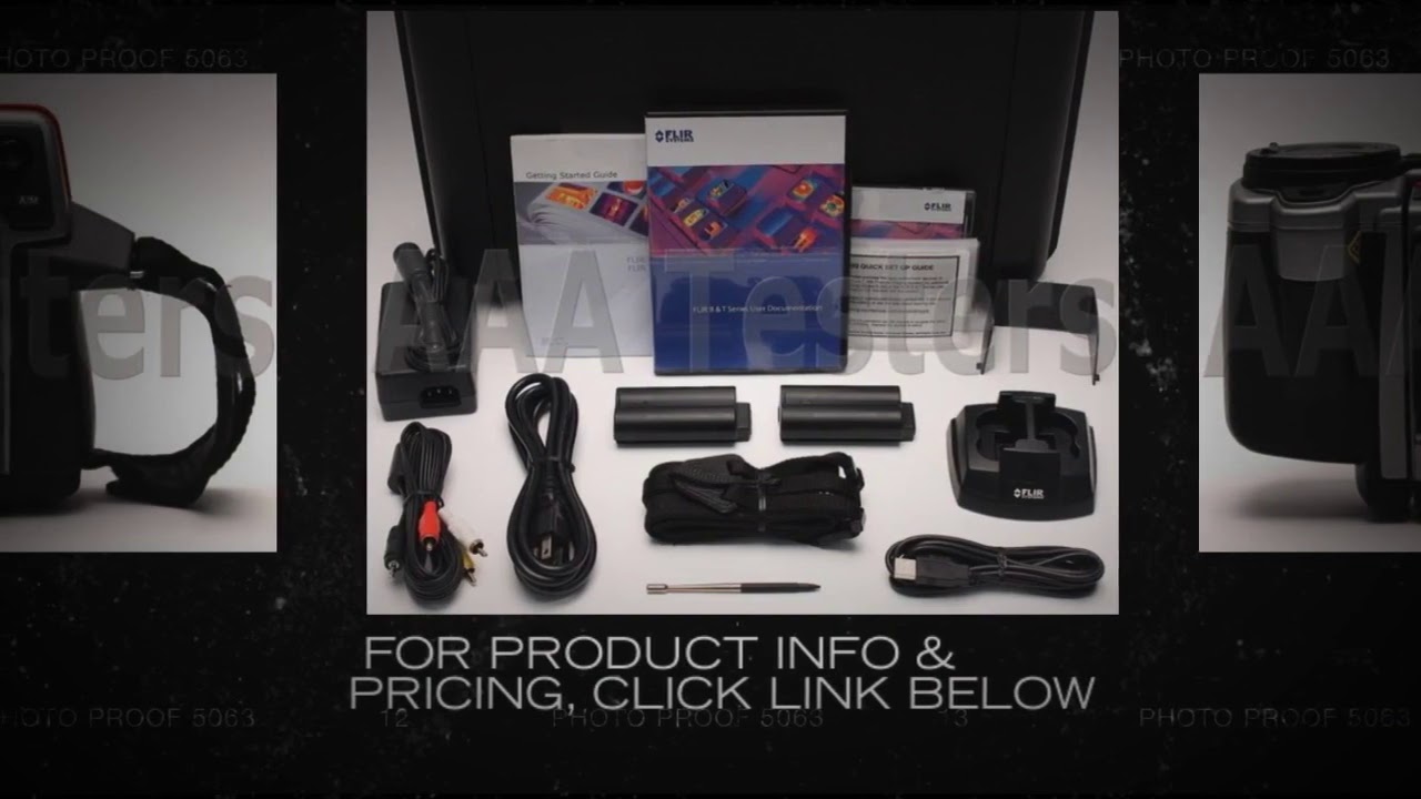 FLIR T200 9Hz 240 x 180 Thermacam Infrared Thermal Imager - YouTube