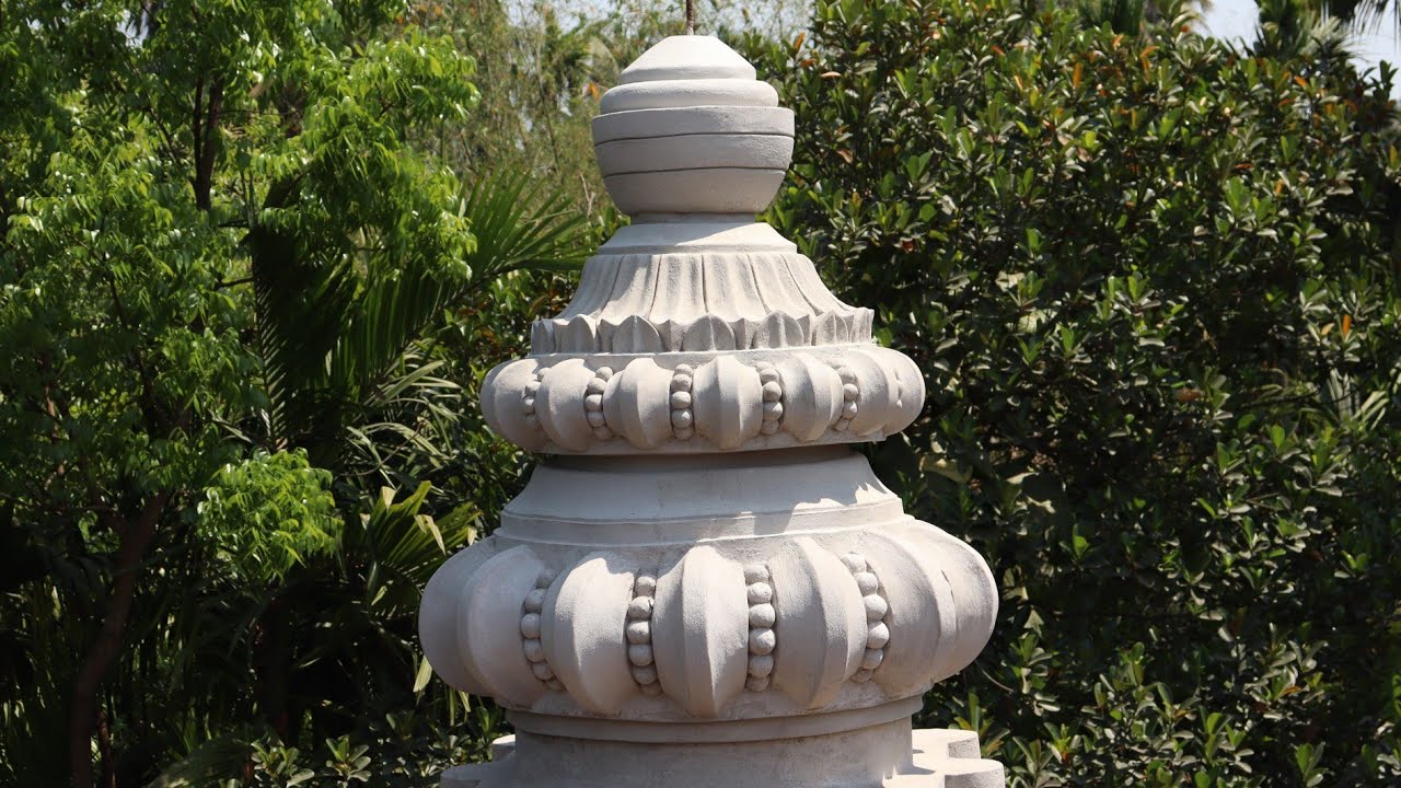 Brick work temple gumbaj structure brick kalsh design and cemant & sand ...