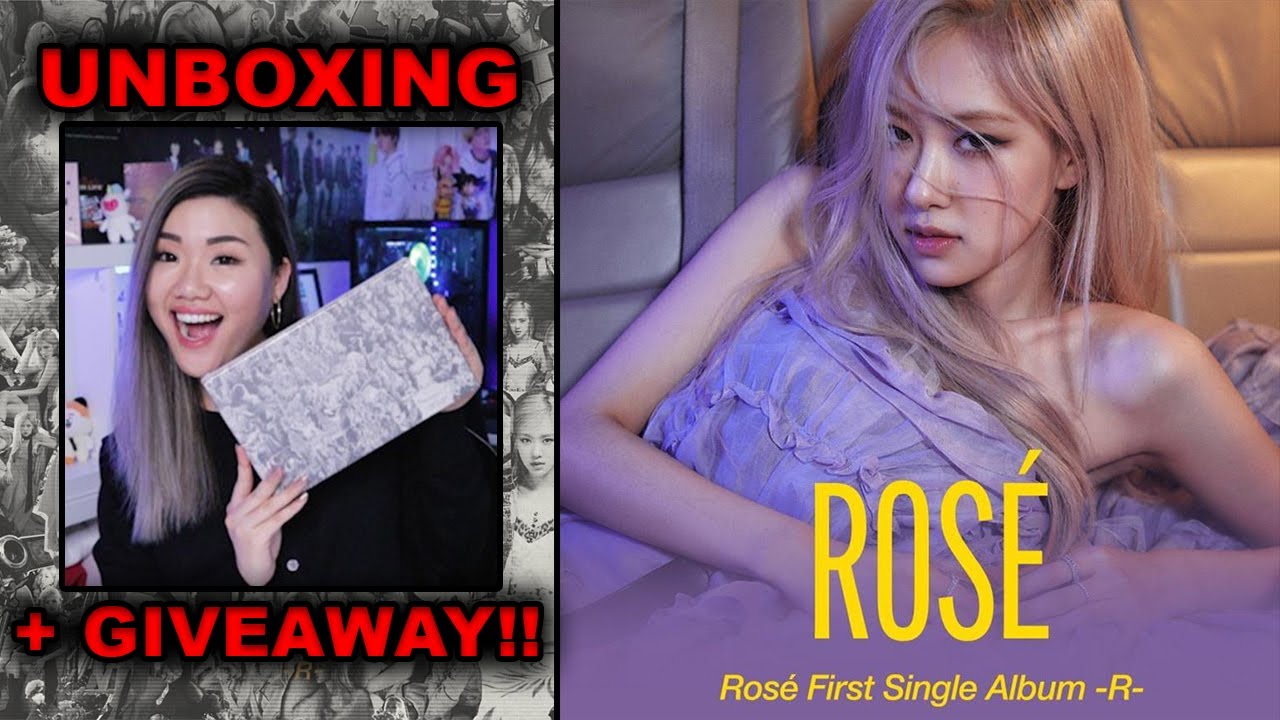 [UNBOXING WITH JAS!] ROSÉ (BLACKPINK) - First Single Album -R- ALBUM ...