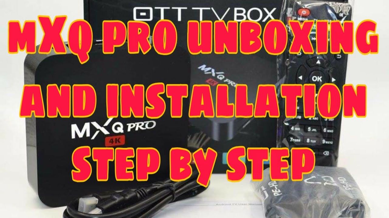 mxq pro 4k installation step by step - YouTube