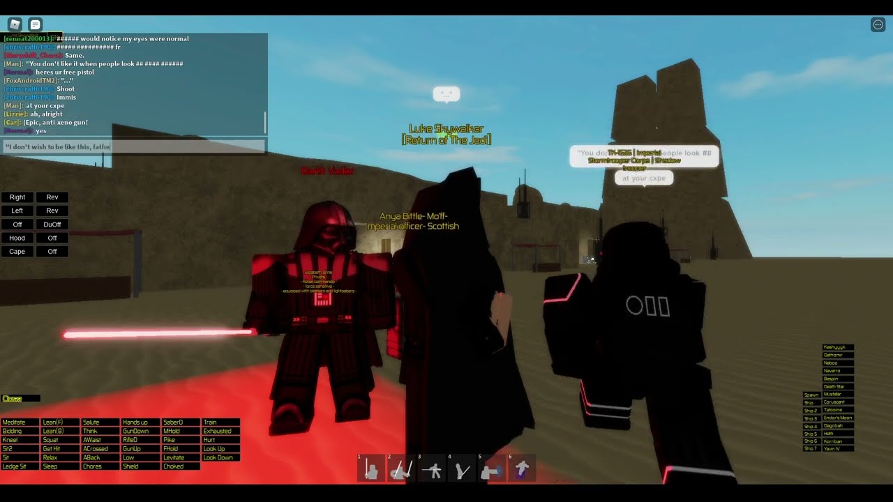 Roblox-Star Wars: "Showdown"(A Roblox Timelines RP) - YouTube