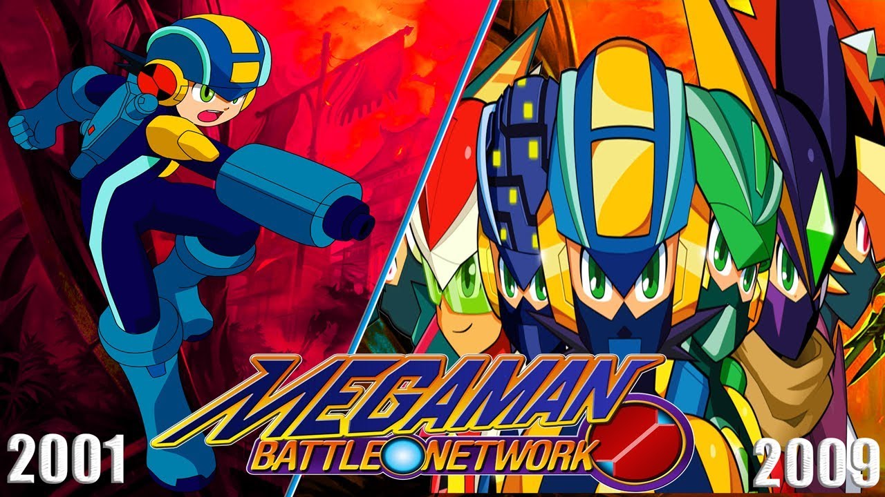 Evolution of Mega Man Battle Network Games 2001-2009 - YouTube