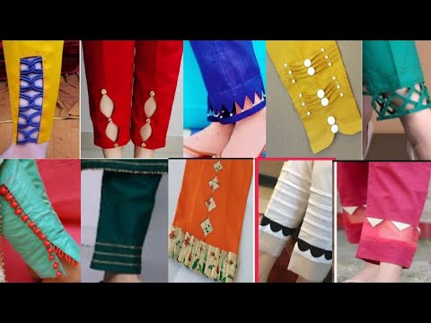 trouser design with lace 2024 |new pant plazo bottom design ladies pant ...