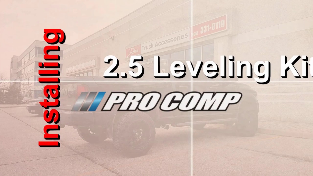 2018 RAM 2500 Leveling Kit Pro Comp Install - YouTube