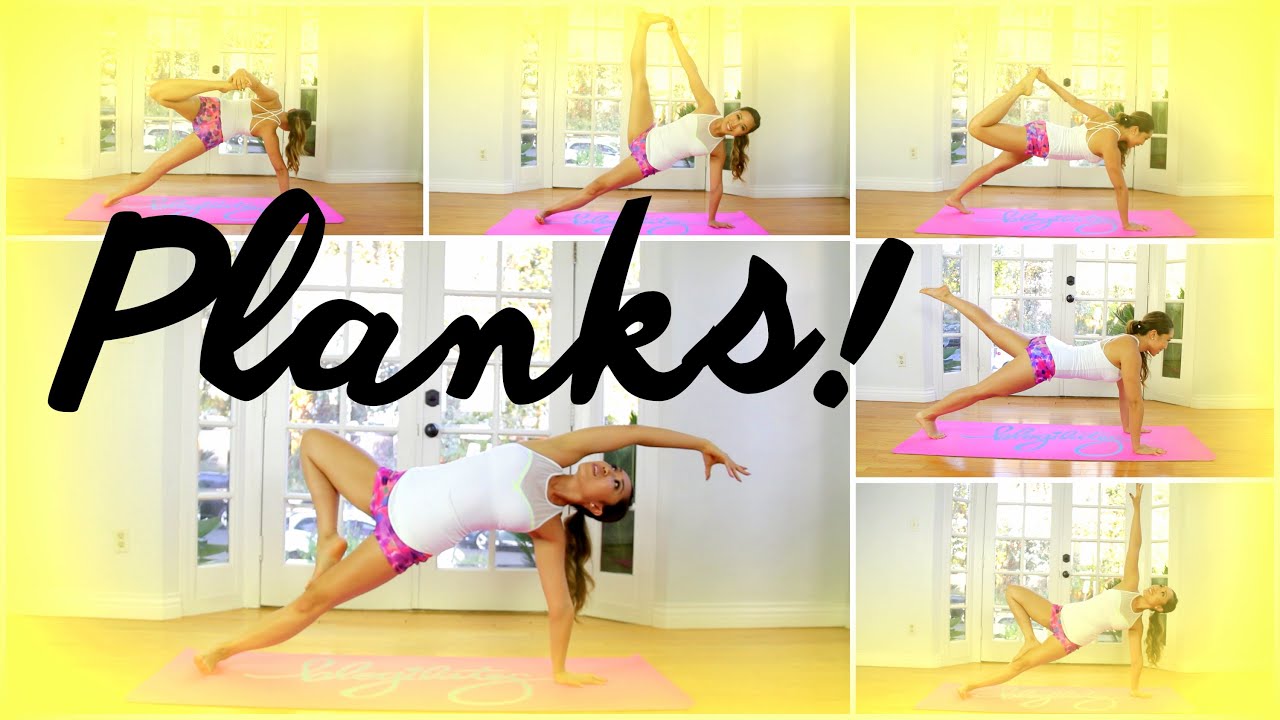16 Plank Variations + GIVEAWAY!! - YouTube