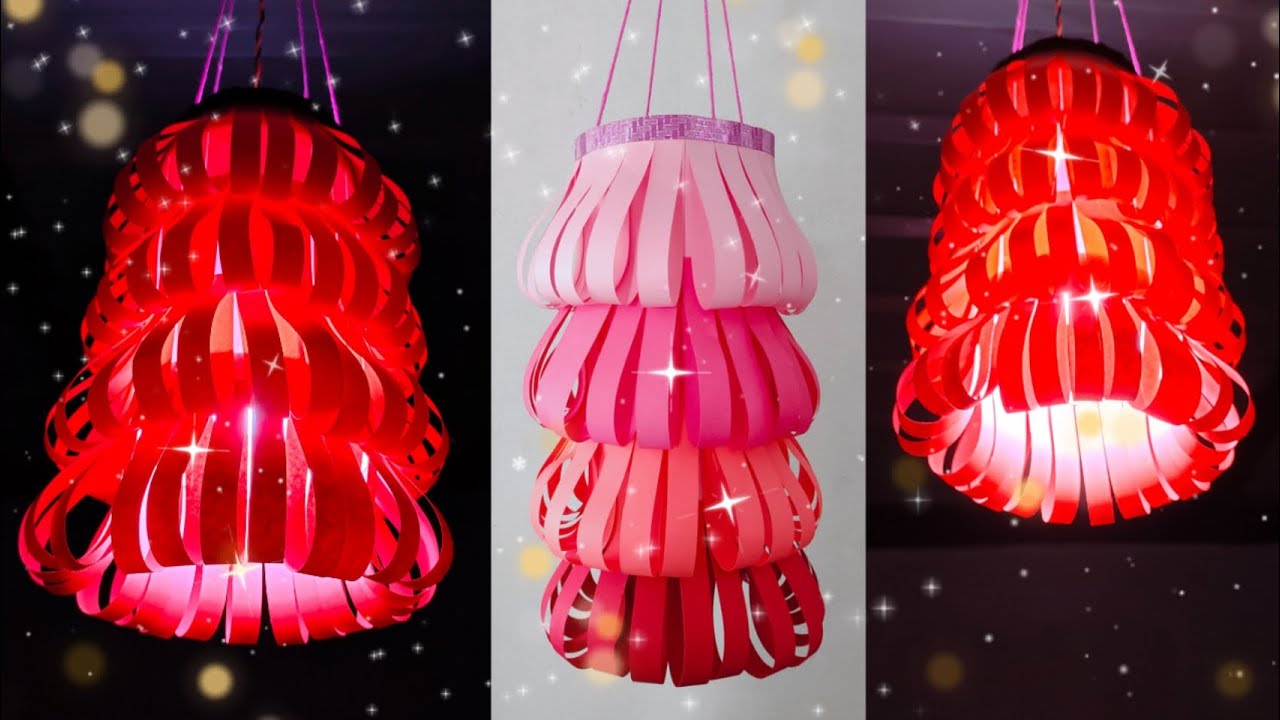 Akash Kandil Making At Home For Diwali/Diwali Decoration Ideas/Handmade ...