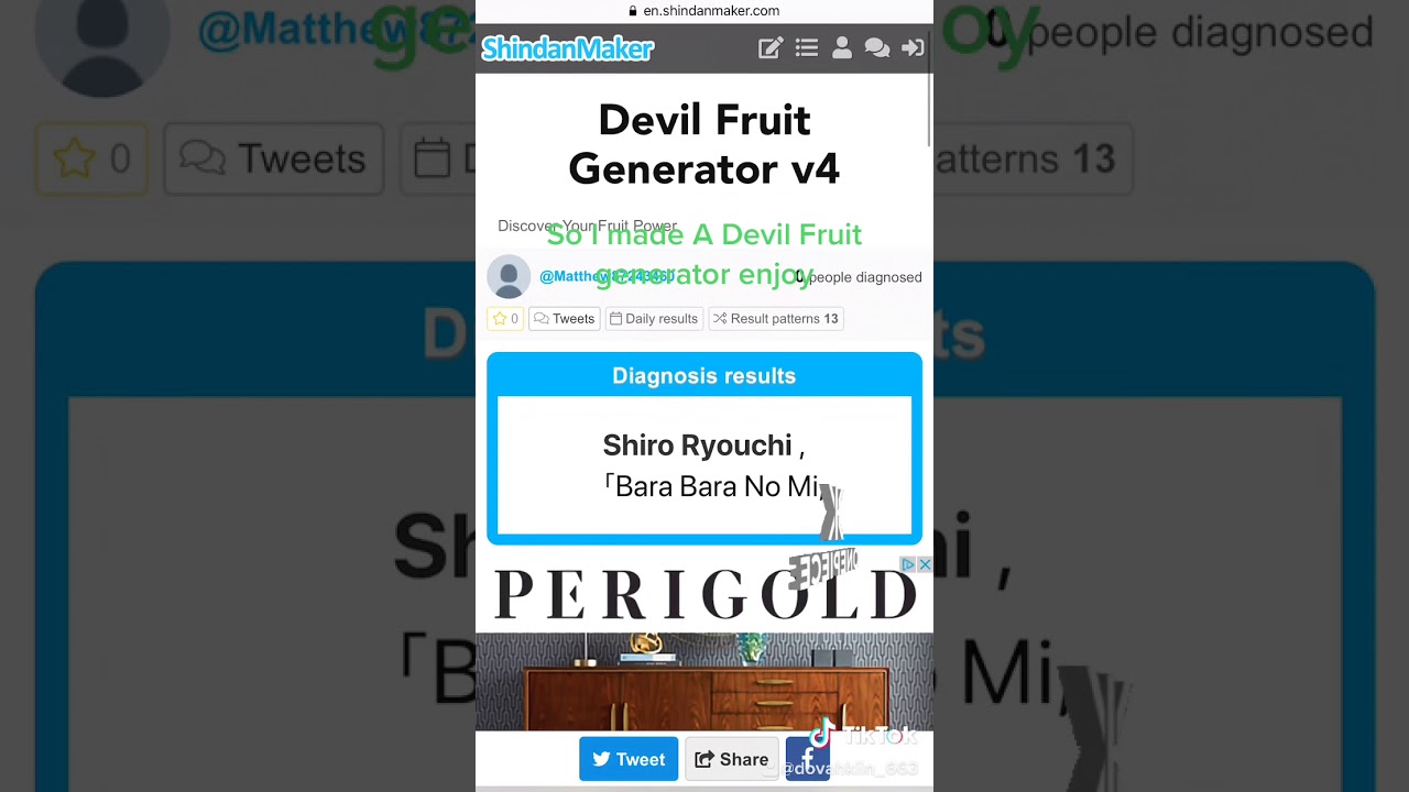 Devil Fruit Generator