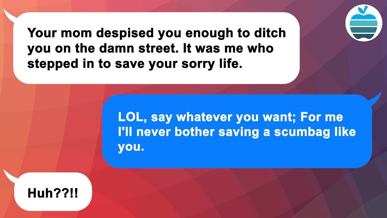 [Apple] Dad said that mom abandons me on the road, letting car hit me ...