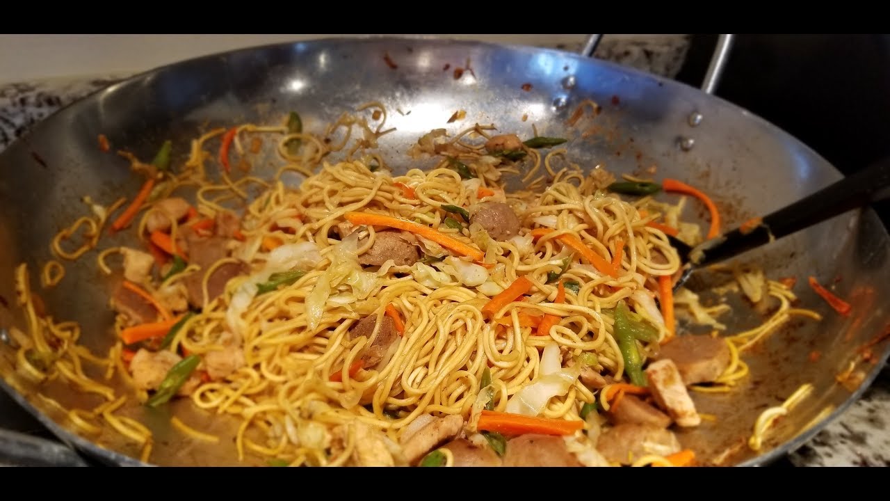 Steps to Make Special Pancit Canton - YouTube