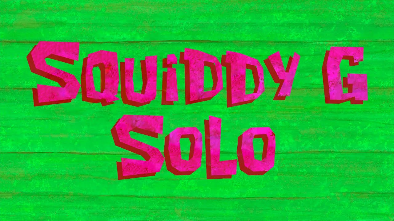 SpongeBob Music: Squiddy G Solo - YouTube
